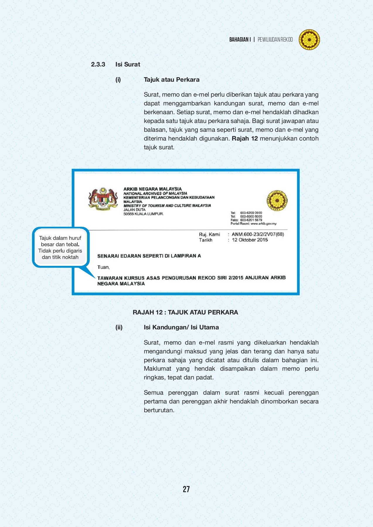 PANDUAN PENGURUSAN REKOD AWAM - amkabulmas - Muka Surat 45 | Membalik PDF Dalam talian | PubHTML5