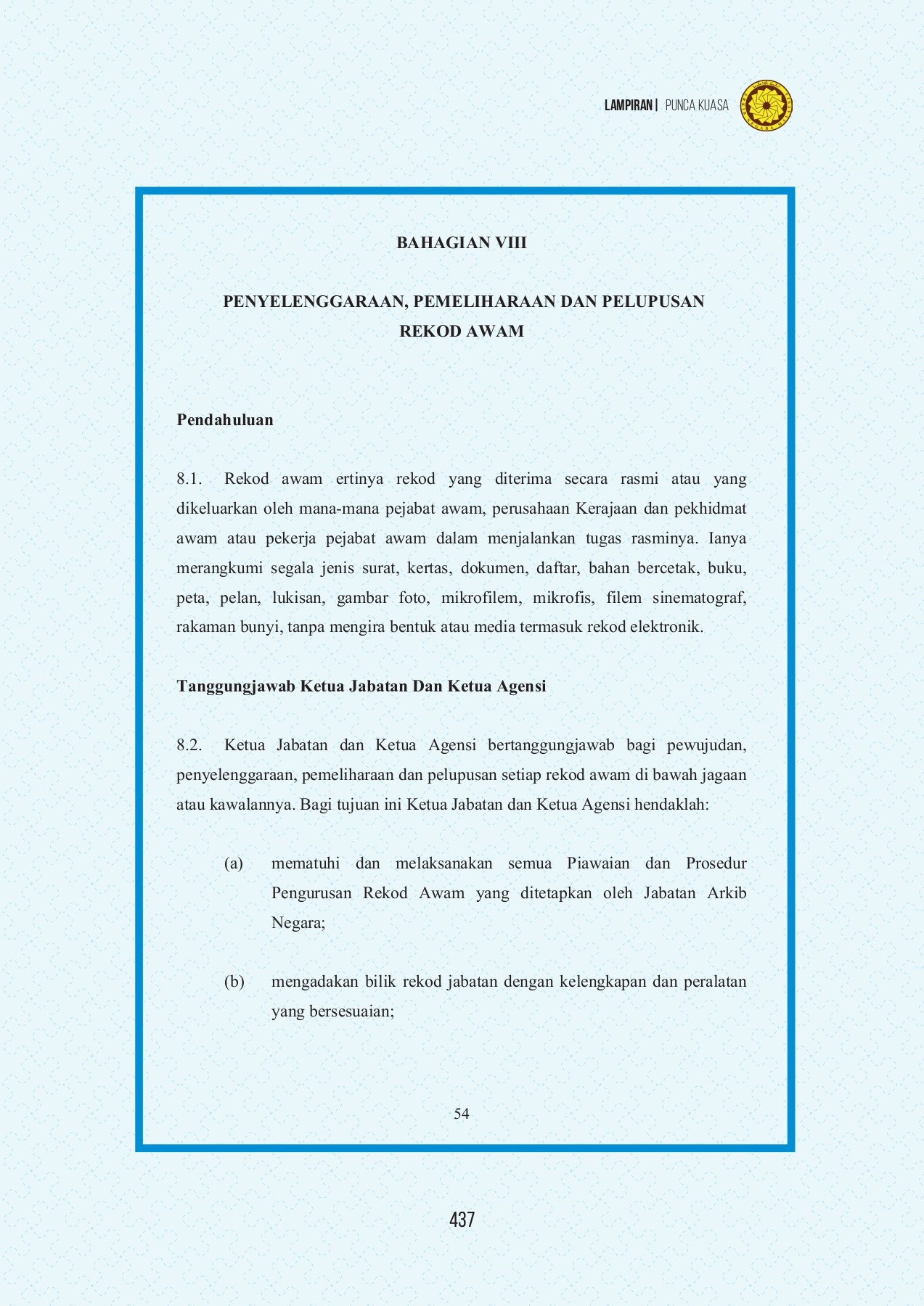 PANDUAN PENGURUSAN REKOD AWAM - amkabulmas - Muka Surat 455 | Membalik ...