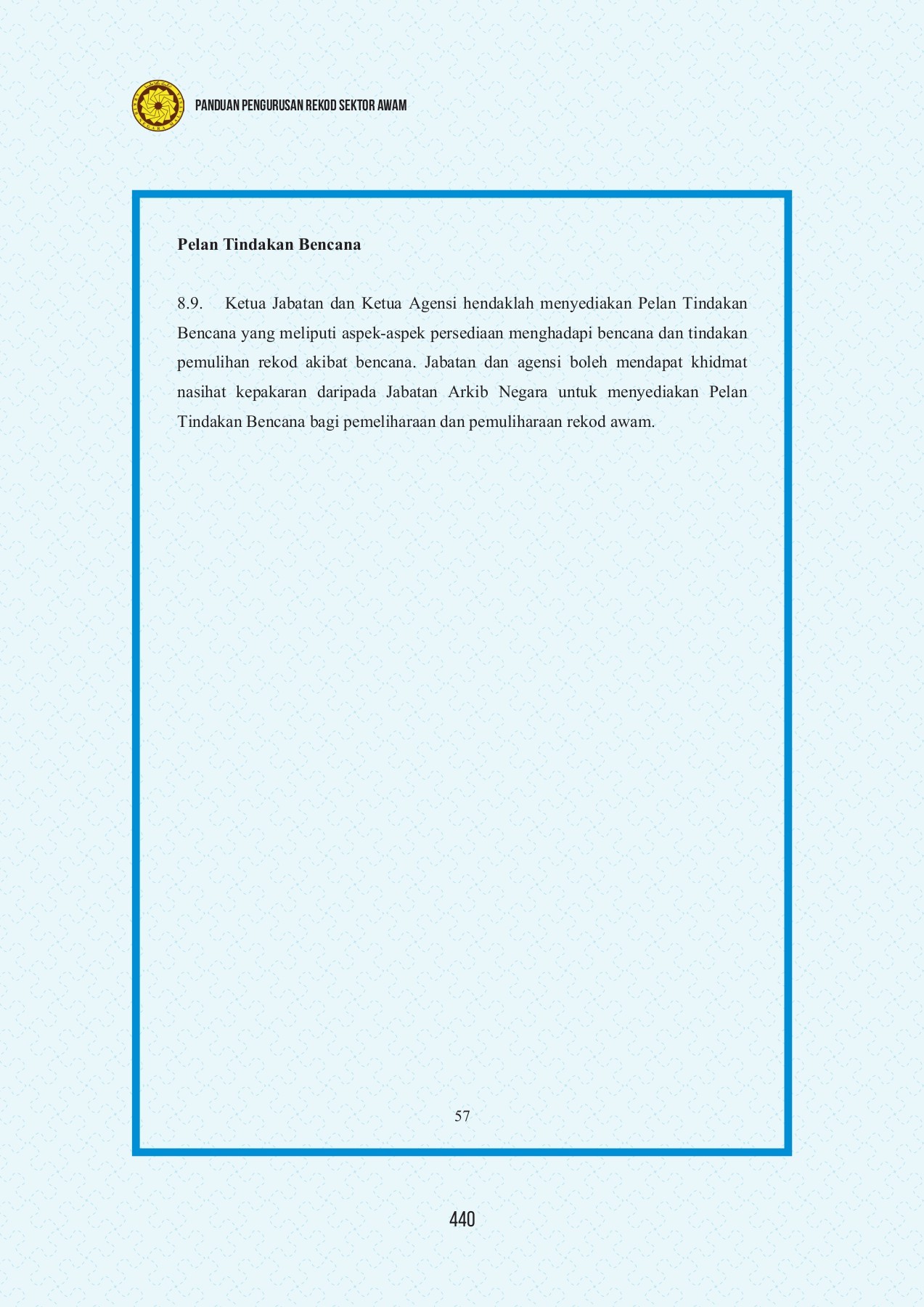 PANDUAN PENGURUSAN REKOD AWAM - amkabulmas - Muka Surat 458 | Membalik PDF Dalam talian | PubHTML5