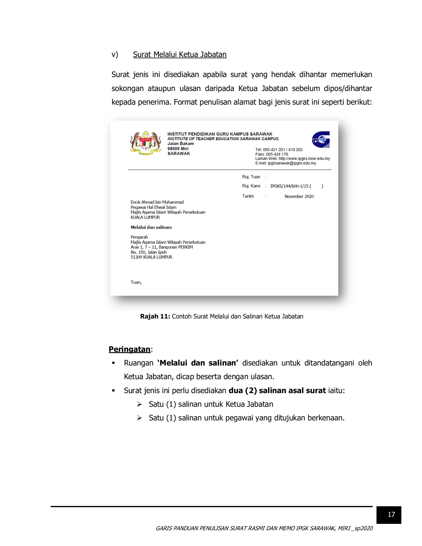 PANDUAN PENULISAN SURAT RASMI (edit 4) 03012021 - finalised - C YP ...