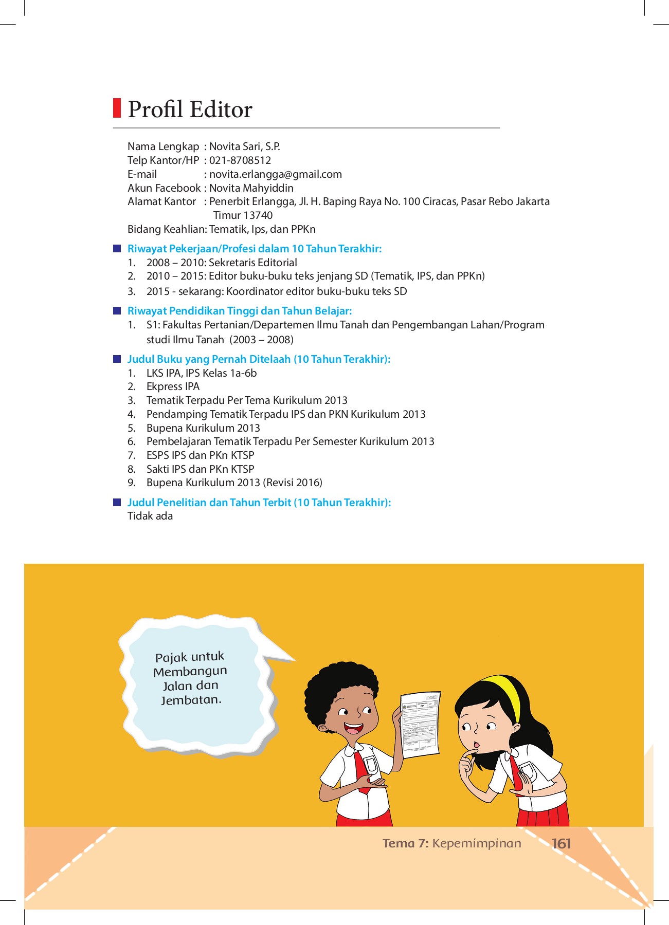 Buku Siswa Kelas 6 Tema 7 ( datadikdasmen.com ) - Nuning Ermi - Halaman 167 | PDF Online | PubHTML5