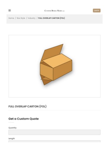 FULL OVERLAP CARTON (FOL)