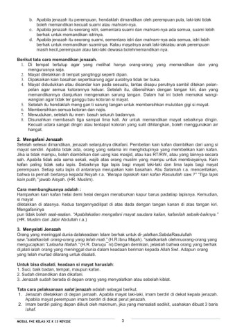 MODUL PAI KELAS XI 2020 Melaksanakan Pengurusan Jenazah) - Nakieb ...