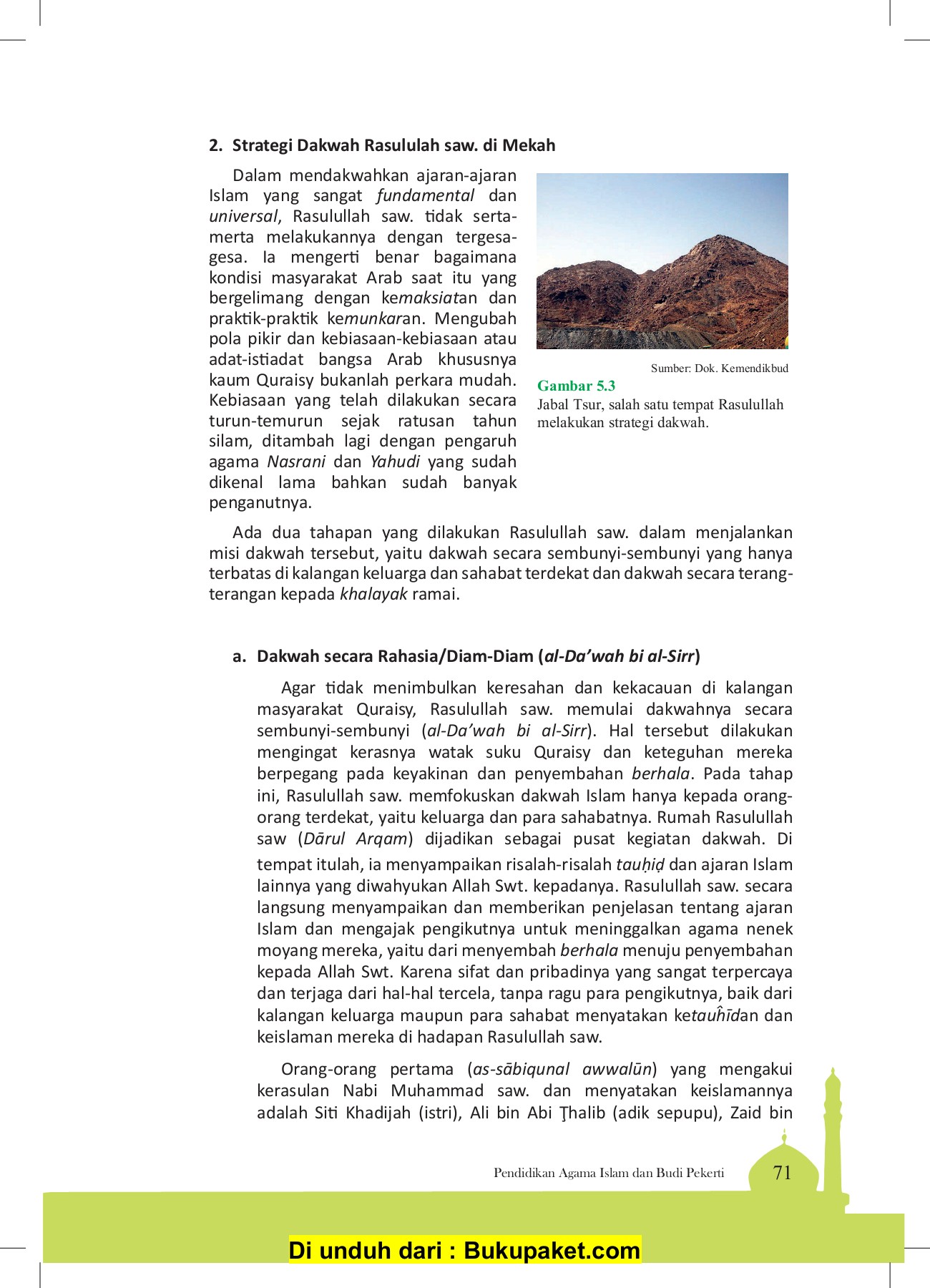 Kelas 10 PAI Substandi dan Strategi dakwah nabi di Mekkah - Nakieb ...