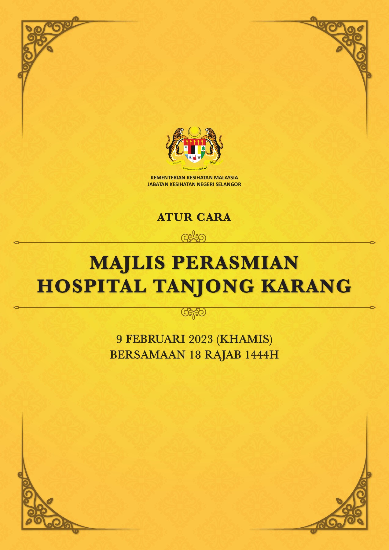 Aturcara Perasmian HTK (1) - suhaiza saad - Muka Surat 1 - 4 | Membalik ...