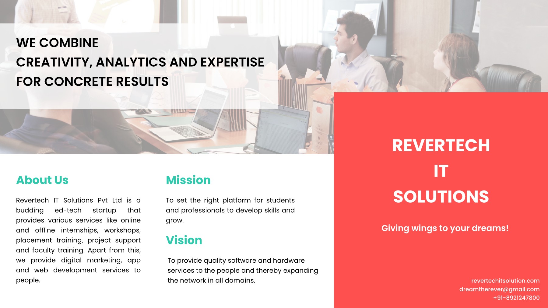 Placement Training - Revertech IT Solutions - Page 1 - 4 | Flip PDF ...