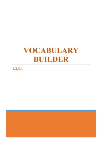 VOCABULARY BUILDER 1,2,3,4 - thuylinh193145 - Page 1 - 6 | Flip PDF ...