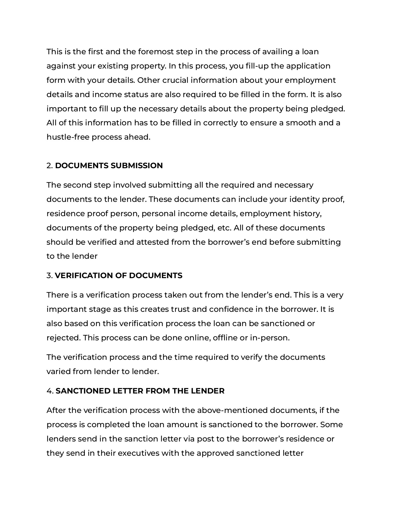 LOAN AGAINST PROPERTY TAKE OVER PROCESS - Money Max - Page 2 | Flip PDF ...