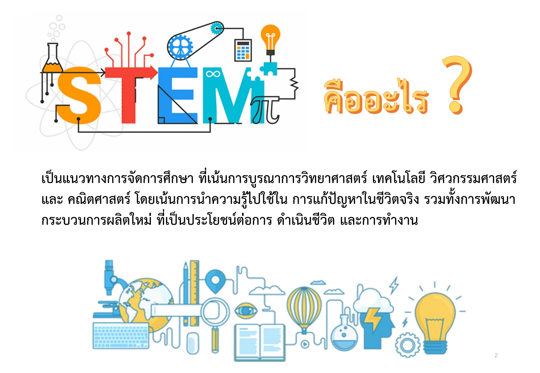 ความรู้เบื้องต้นเกี่ยวกับการจัดการเรียนรู้แบบสะเต็มศึกษา (STEM EDUCATION) - 945sce00458 - หน้า ...
