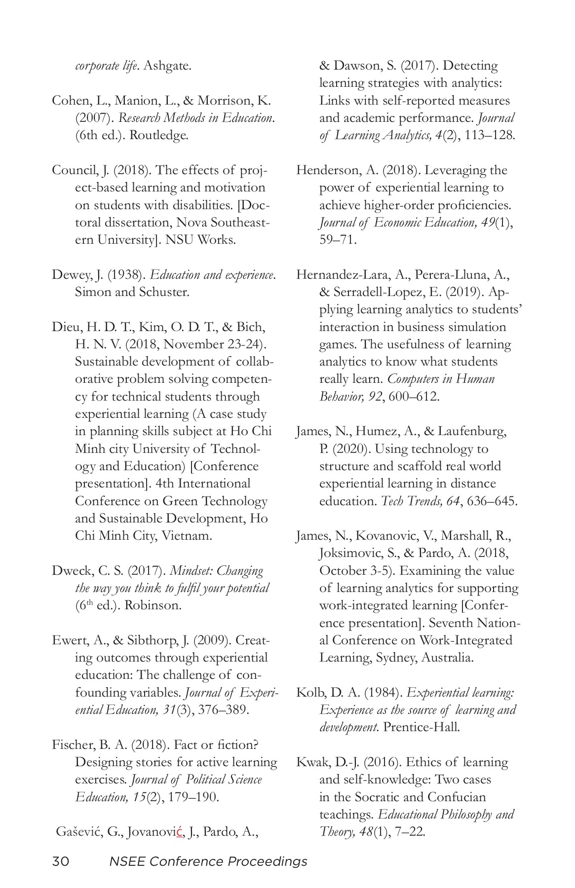 ELTHE - NSEE 2020 Conference Proceedings - snhominid - Page 34 | Flip ...