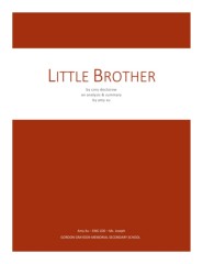 little brother book report - amy.xu.2000 - Page 1 - 17 | Flip PDF ...