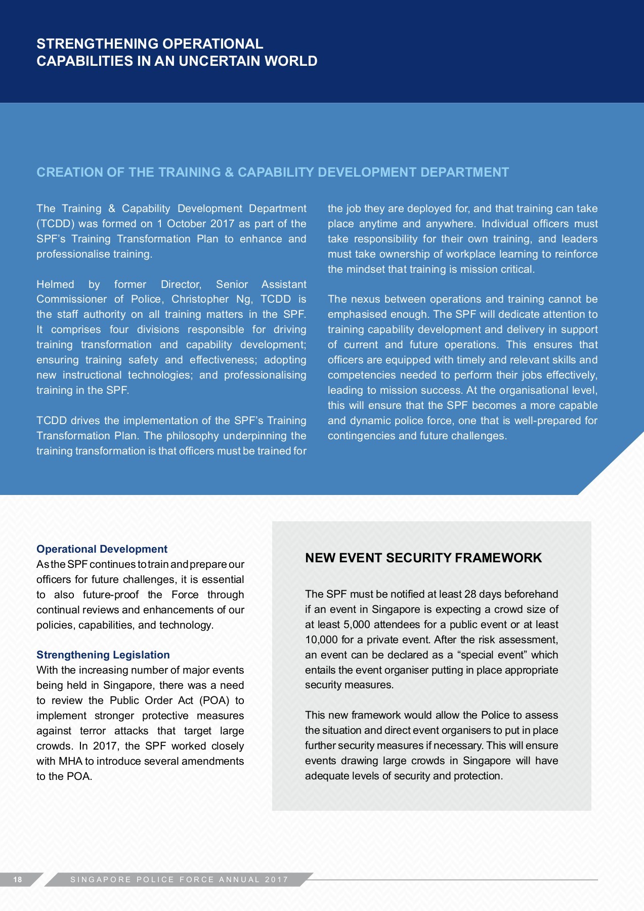 SPF Annual Report 2017 - nikki - Page 20 | Flip PDF Online | PubHTML5