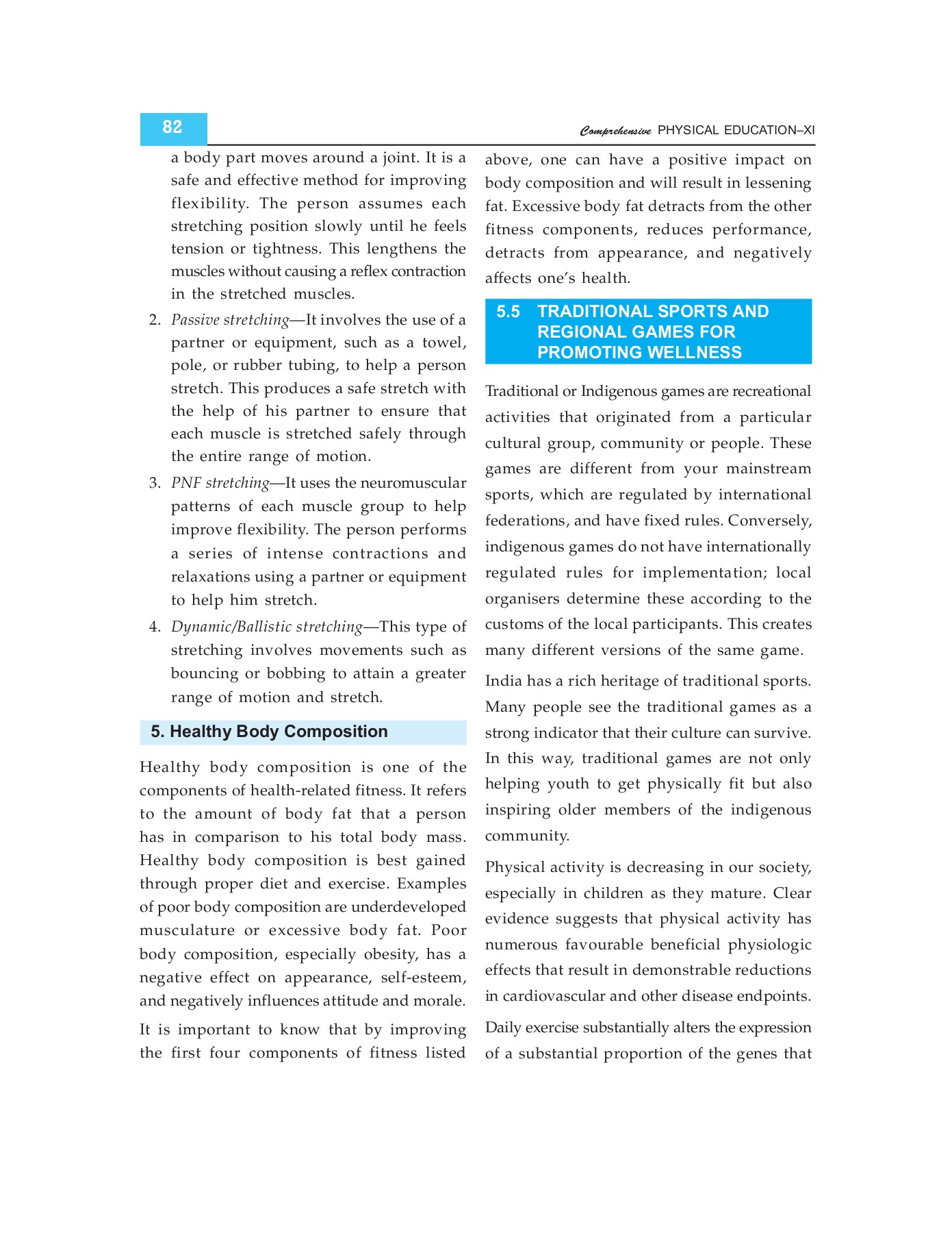 Comprehensive Physical Education-XI - Laxmi Publications (LP) - Page 59 ...