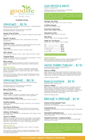 NEW Glo Menu - Kayla Gettle - Page 1 - 4 | Flip PDF Online | PubHTML5