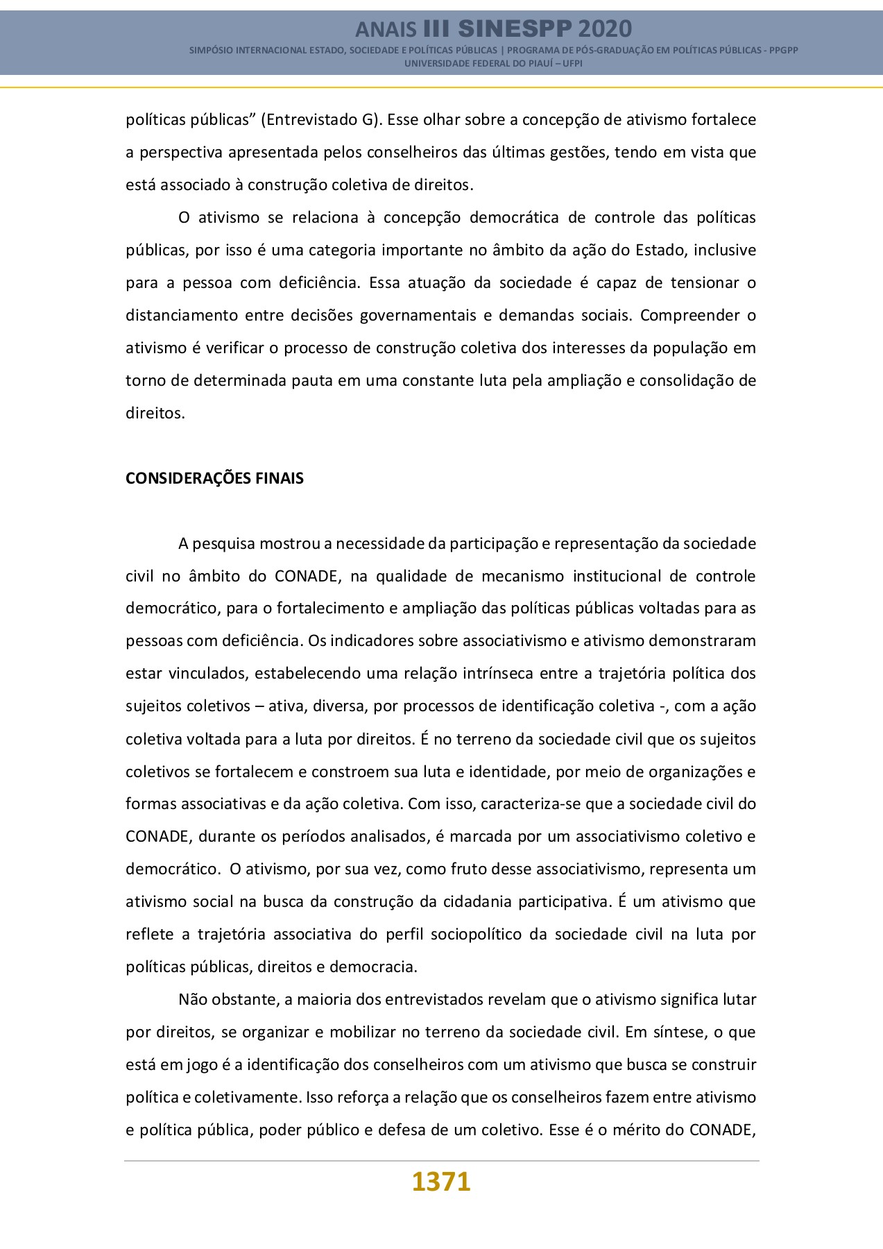 EIXO 3 - Democracia, Controle Social e Gestão Pública - Editora Lestu Publishing Company - Paĝo ...