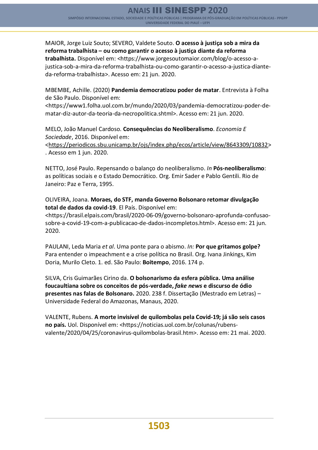 EIXO 3 - Democracia, Controle Social e Gestão Pública - Editora Lestu ...