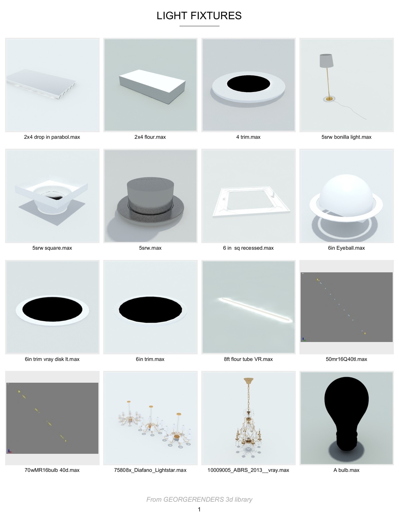 LIGHT FIXTURES - Asset Library - Page 1 - 14 | Flip PDF Online | PubHTML5