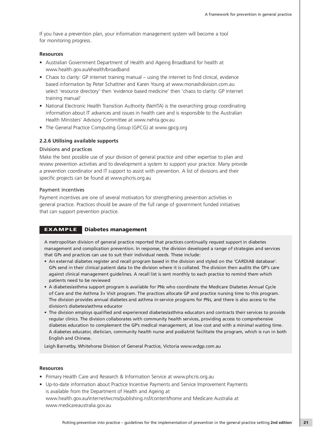 Putting prevention into practice (Green Book) - kim.smith - Page 31 ...