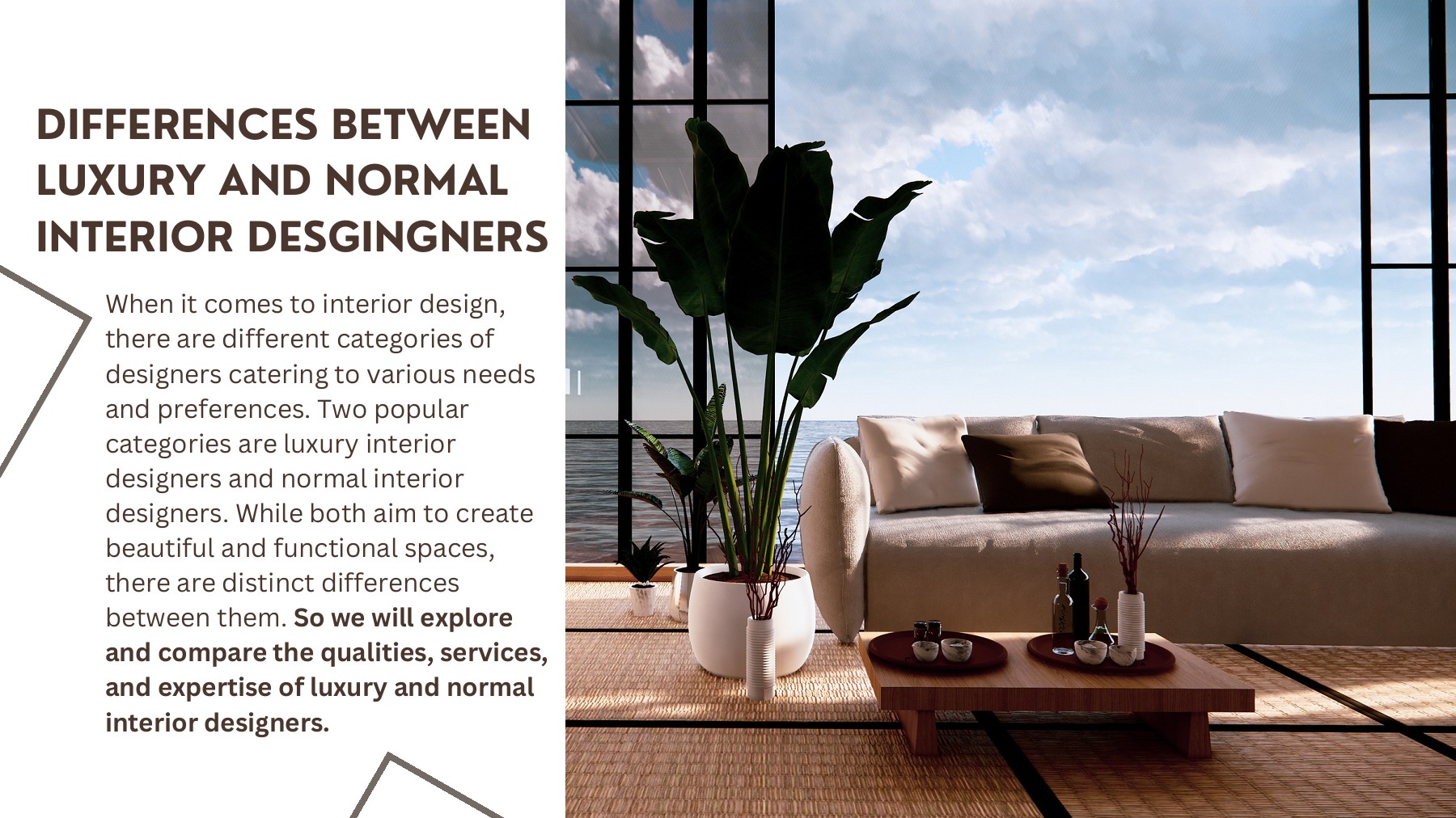 Differences between Luxury and Normal Interior Desgingners ...