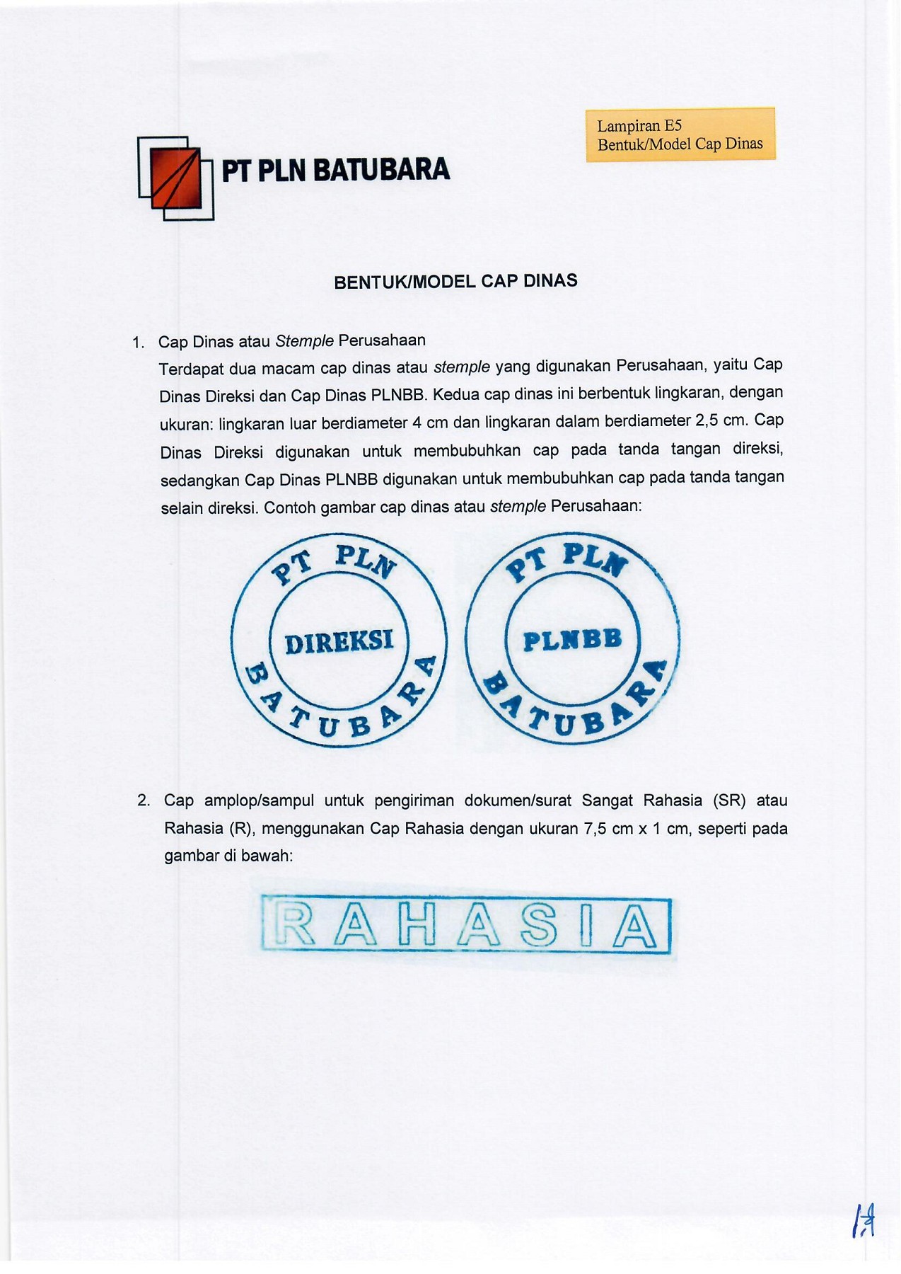 PERDIR dan PEDOMAN TNDK PLNBB 2021 - PLN Batubara - Halaman 148 | PDF Online | PubHTML5