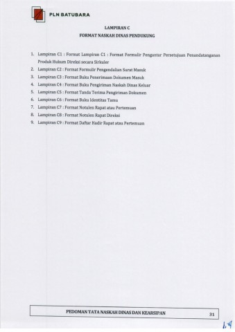PERDIR dan PEDOMAN TNDK PLNBB 2021 - PLN Batubara - Halaman 35 | PDF Online | PubHTML5