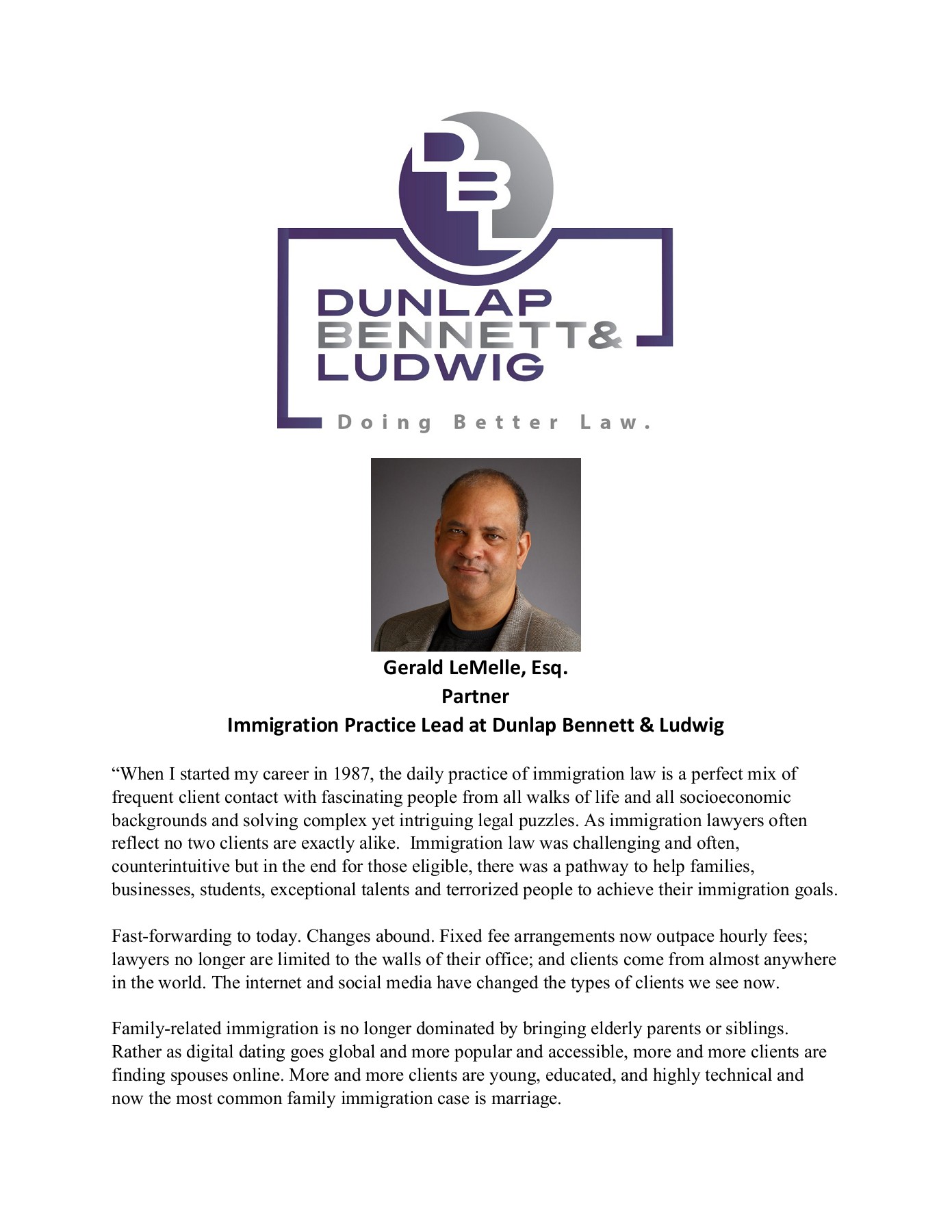 Gerald LeMelle - Dunlap Bennett & Ludwig - Page 1 - 2 | Flip PDF Online ...