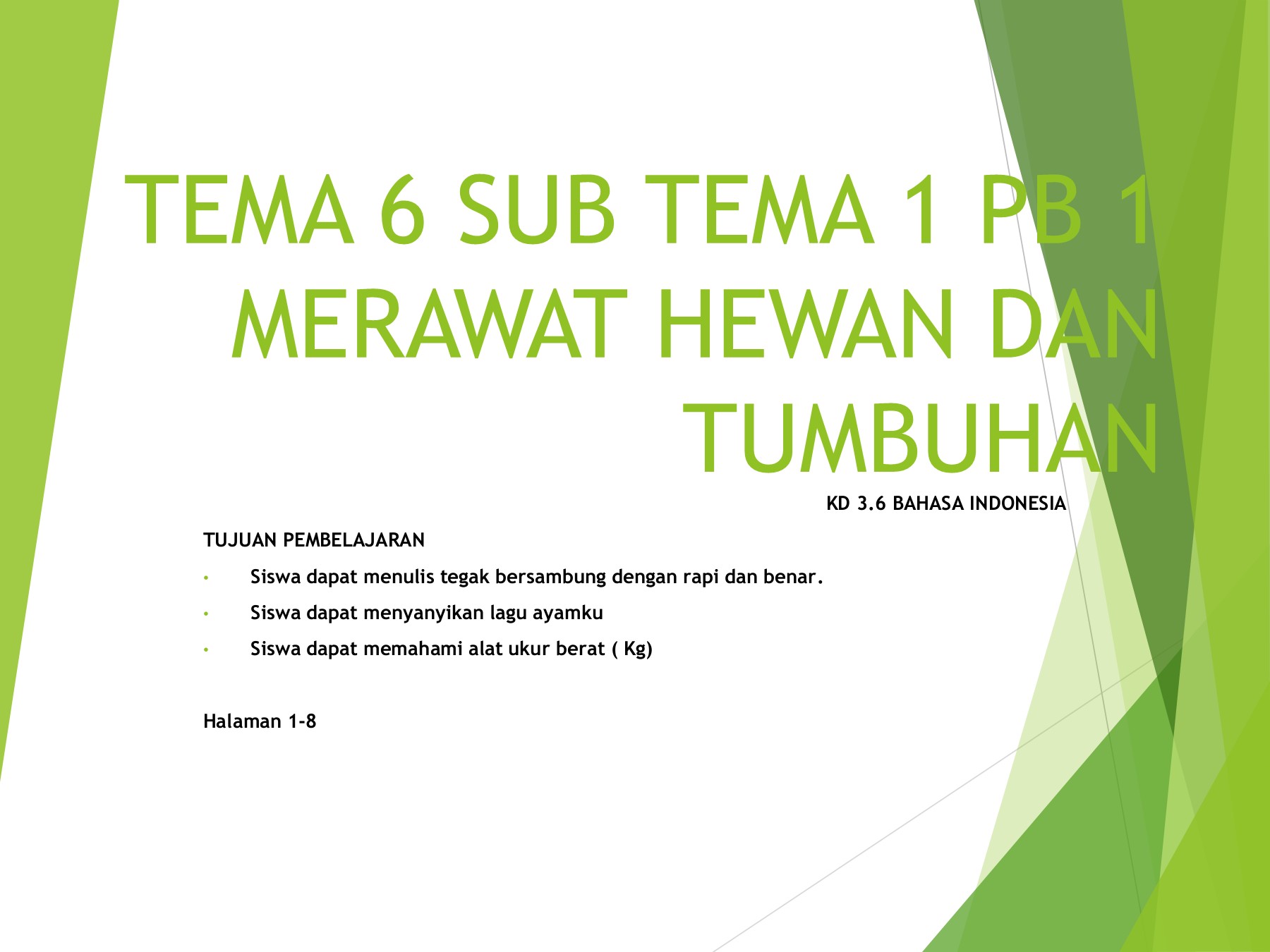 TEMA 6 SUB TEMA 1 PB 1 - Rostiyan Putra - Halaman 1 | PDF Online | PubHTML5