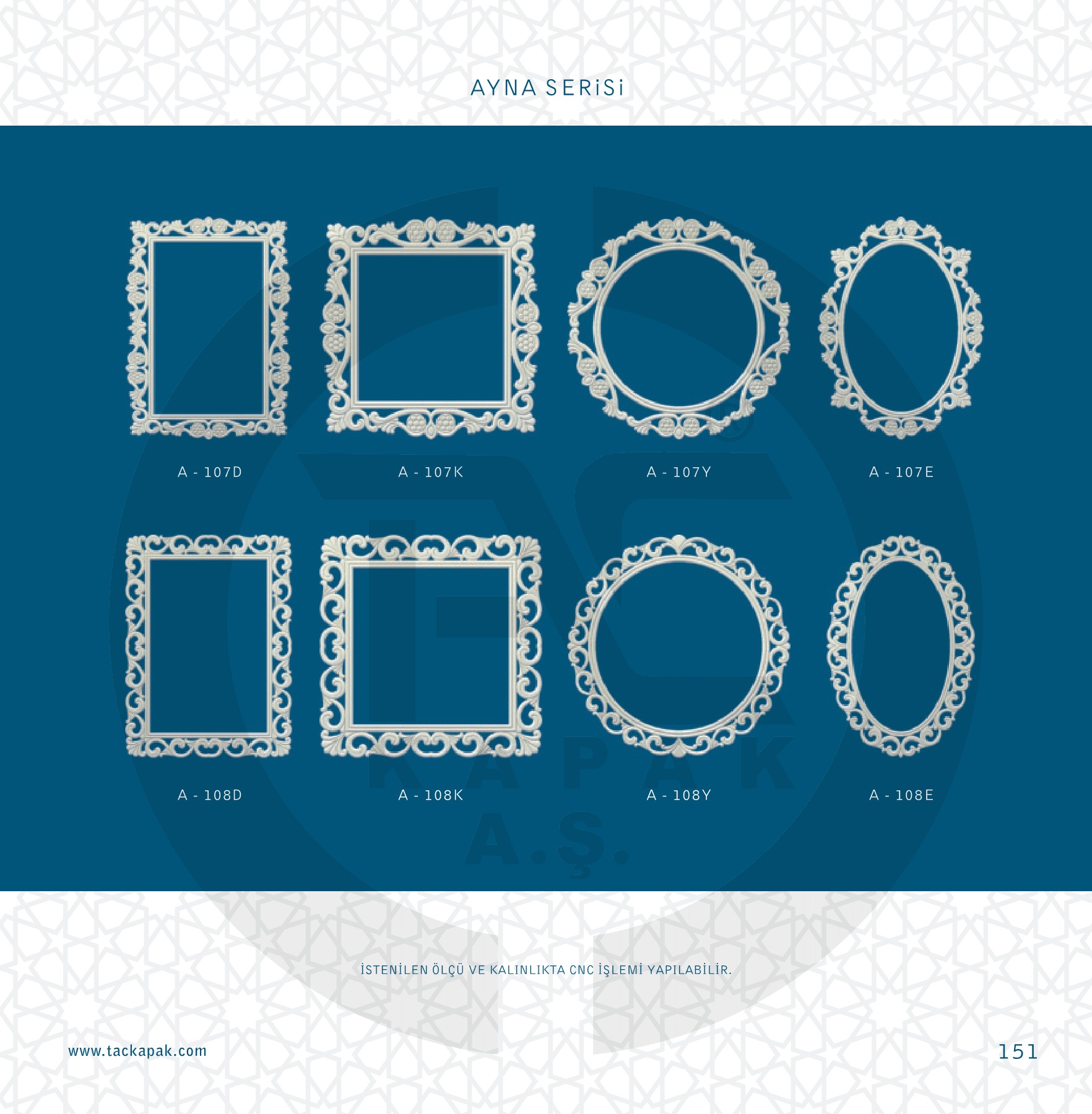 TAC KAPAK Yeni Katalog - info - Page 151 | Flip PDF Online | PubHTML5