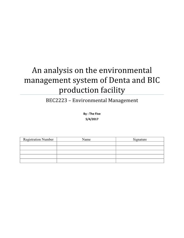 Environmental management - report - promodhyaa - Page 1 - 10 | Flip PDF ...