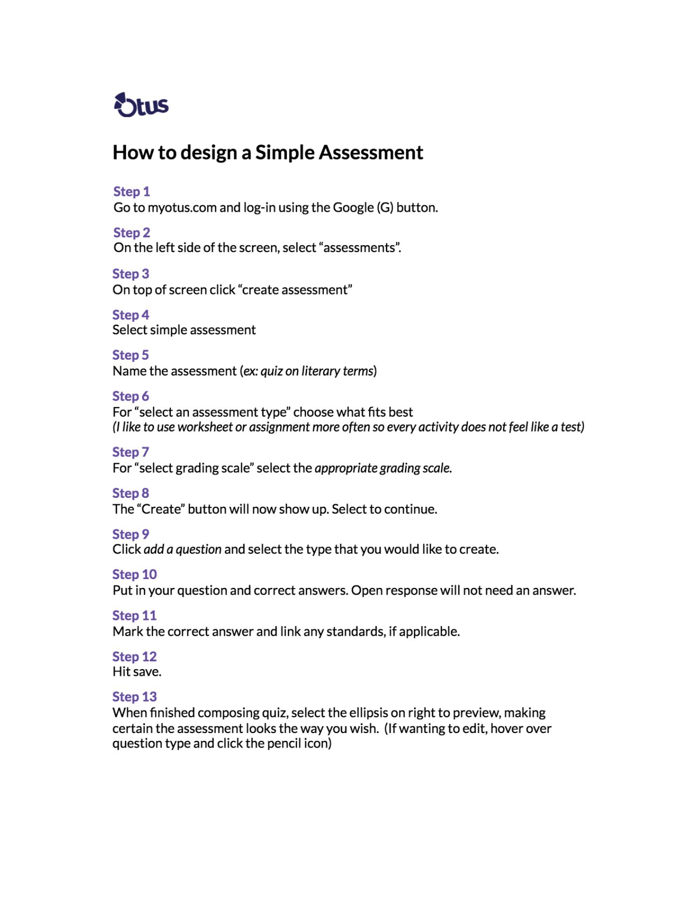 Simple Assessment - bfodor23 - Page 1 - 4 | Flip PDF Online | PubHTML5