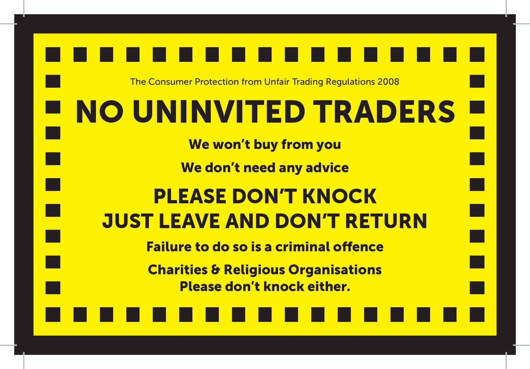Door sticker - Highland Council Trading Standards - Page 1 - 2 | Flip ...