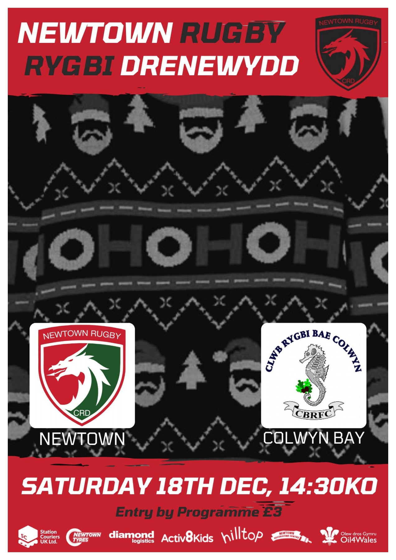 Newtown v Colwyn Bay 18th Dec 2021 - Newtown Rugby - Page 1 - 8 | Flip ...