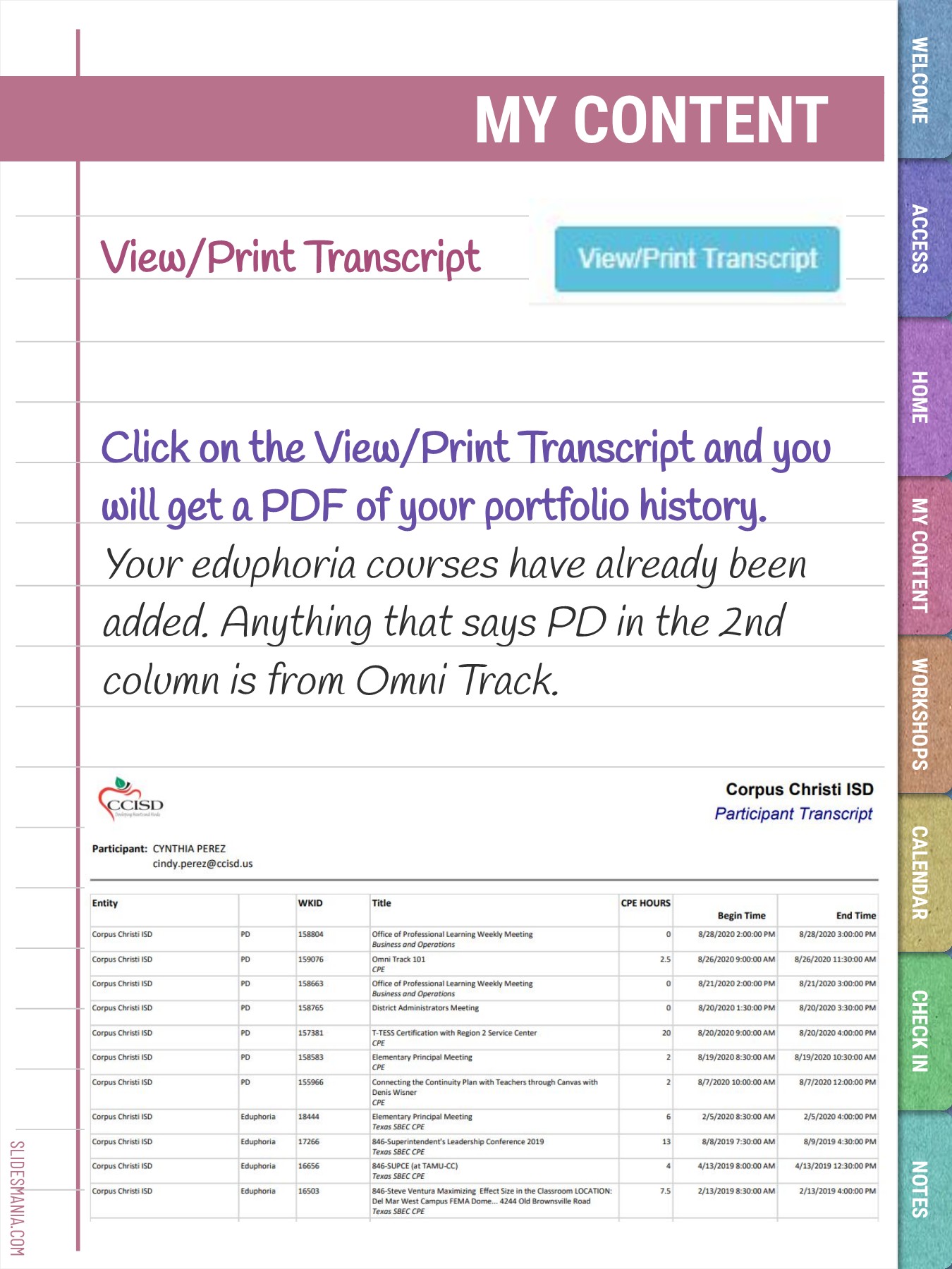 Omni Track Handbook - cindy.perez - Page 26 | Flip PDF Online | PubHTML5