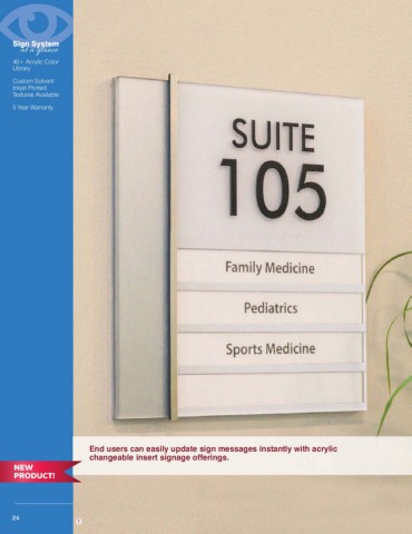 C-HI18 Architectural and Wayfinding Signs - Alliance Franchise Brands ...