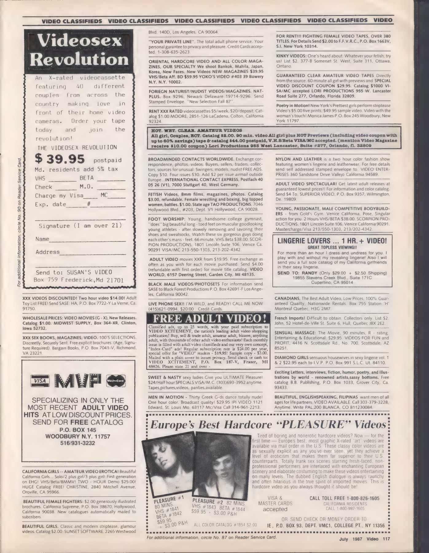 video-magazine-1987-07 - Alex Chernyak - Page 117 | Flip PDF Online | PubHTML5