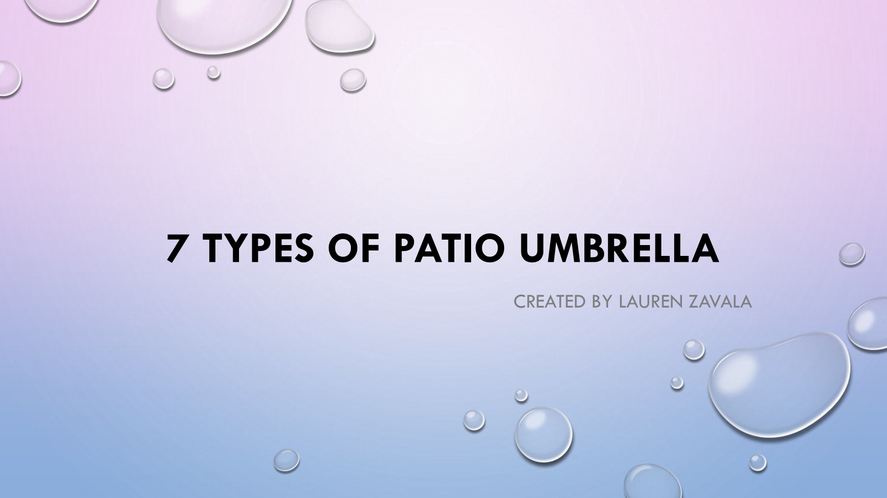 7 Types of Patio Umbrella - Lauren Zavala - Page 1 - 9 | Flip PDF ...