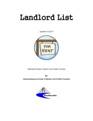 Landlord List - shela.berry - Page 1 | Flip PDF Online | PubHTML5