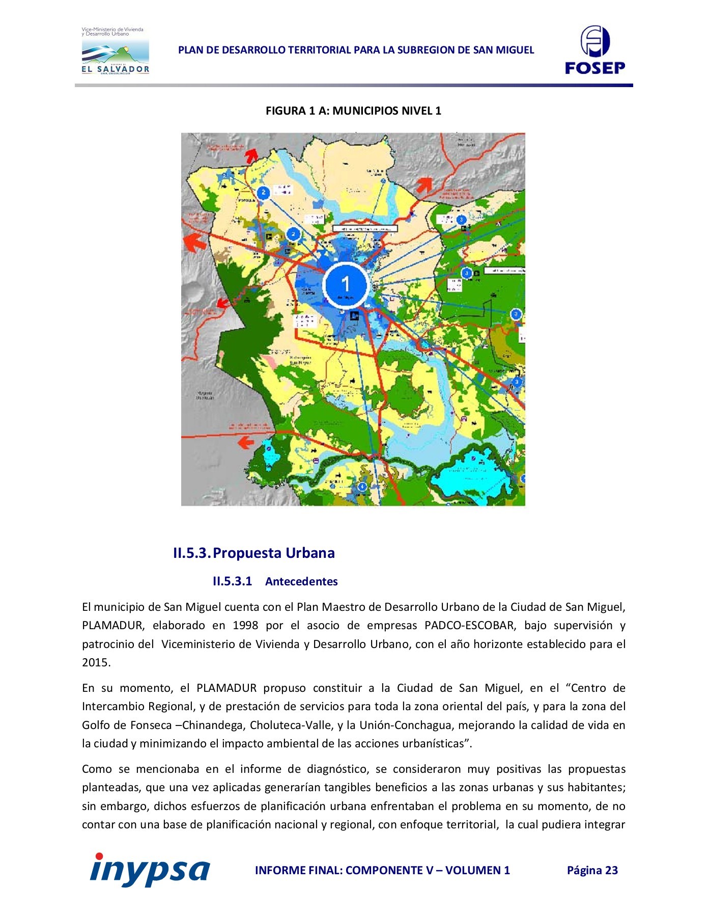Planes de Desarrollo Urbano (PDU) - Subregión de San Miguel ...