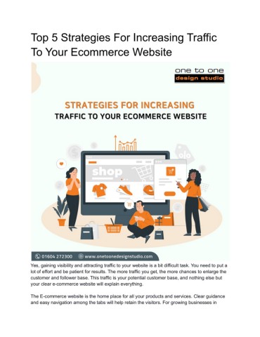 Top 5 Strategies For Increasing Traffic To Your Ecommerce Website.docx