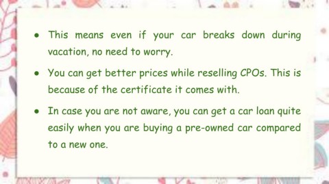 Important Steps In The Certification Of Pre-Owned Cars - Samina Nizar ...