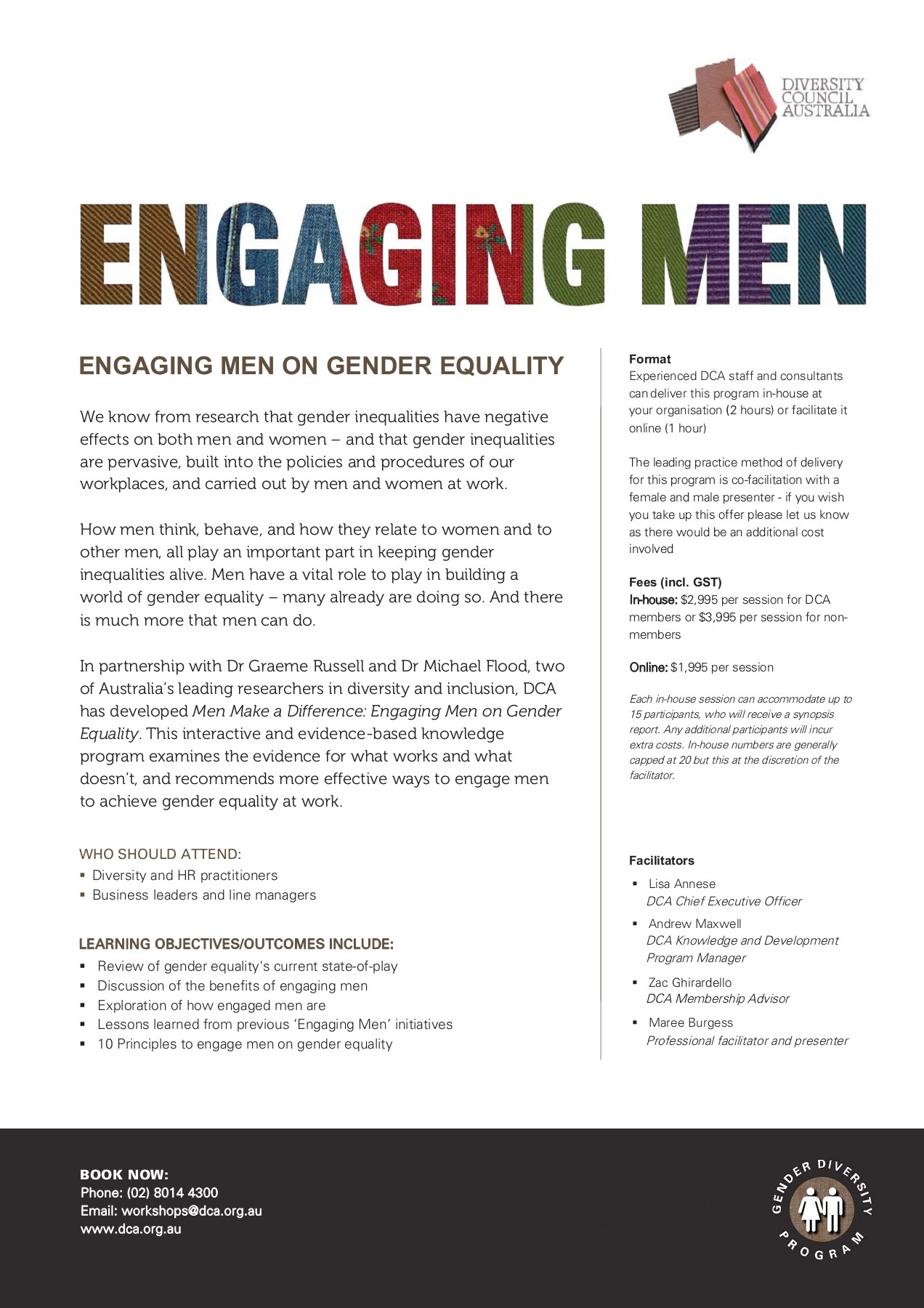 Engaging Men Program - DCA - rachel.adcock6 - Page 1 - 1 | Flip PDF ...