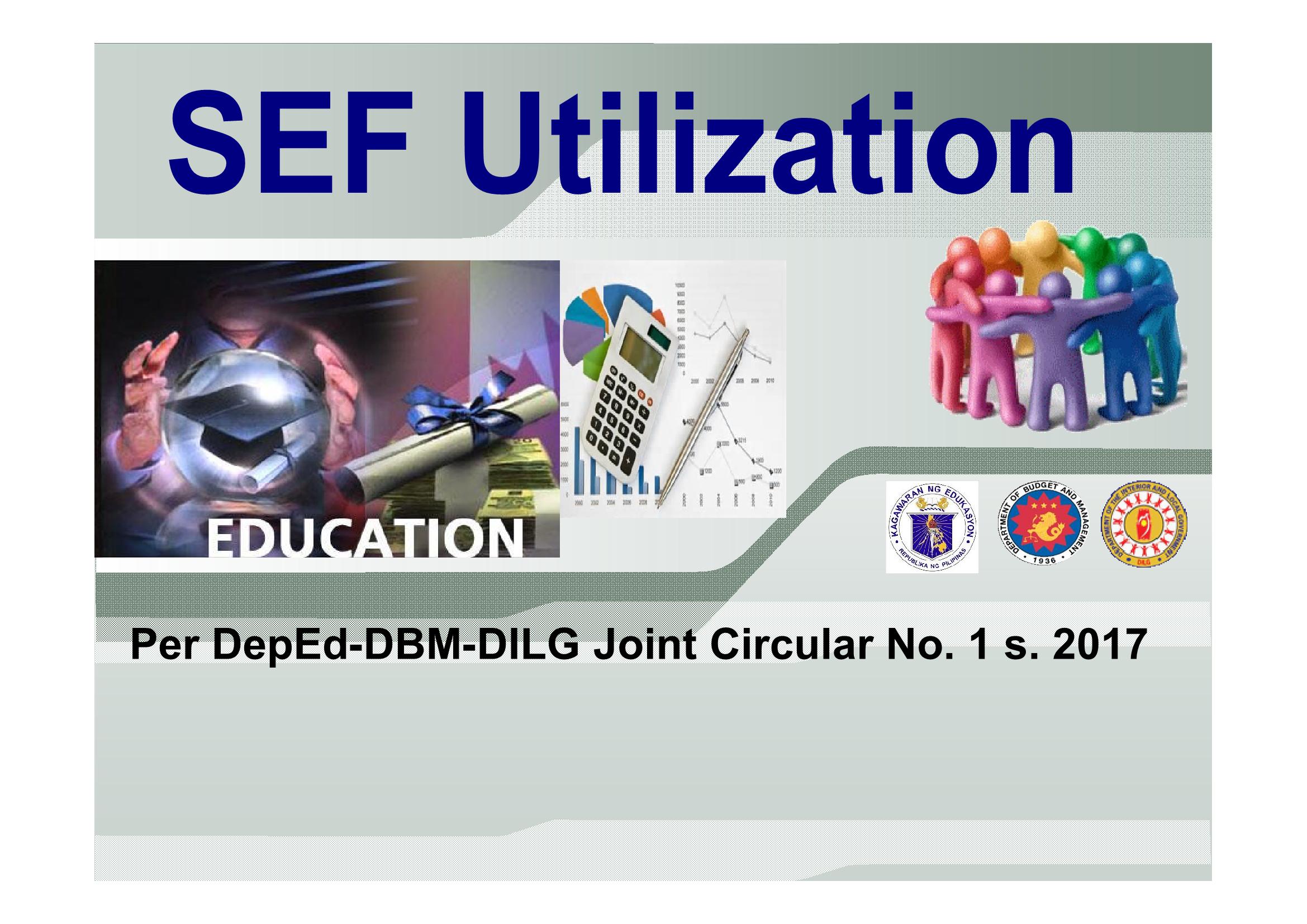 SEF_Utilization - jayclaud - Panid 1 - 18 | Online nga PDF | PubHTML5