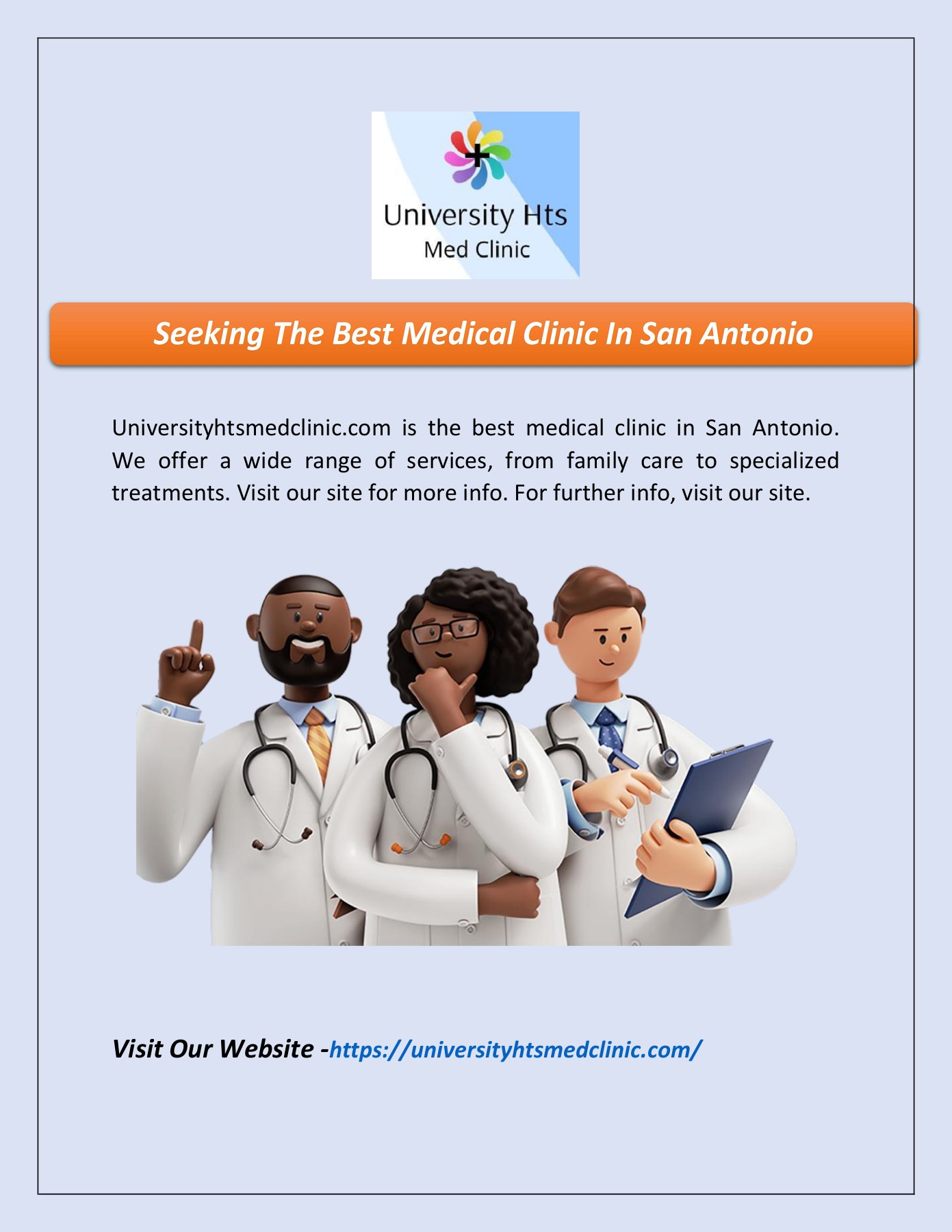 Seeking The Best Medical Clinic In San Antonio - Ross Mullaney - Page 1 ...