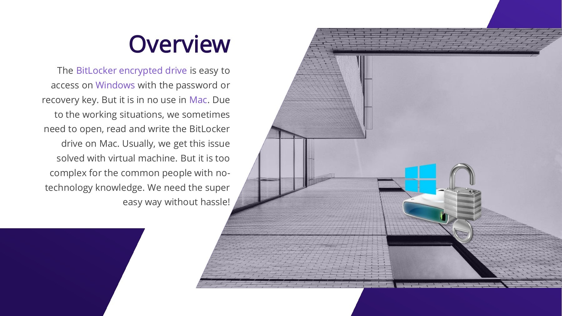 Introduction Of The Bitlocker Unlock Tool For Macos And Mac Osx Isunshare Bitlocker Genius
