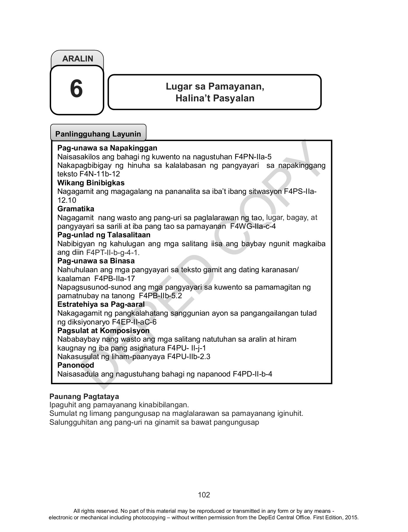 Filipino Grade 4 - Palawan BlogOn - Pahina 151 | Online na PDF | PubHTML5