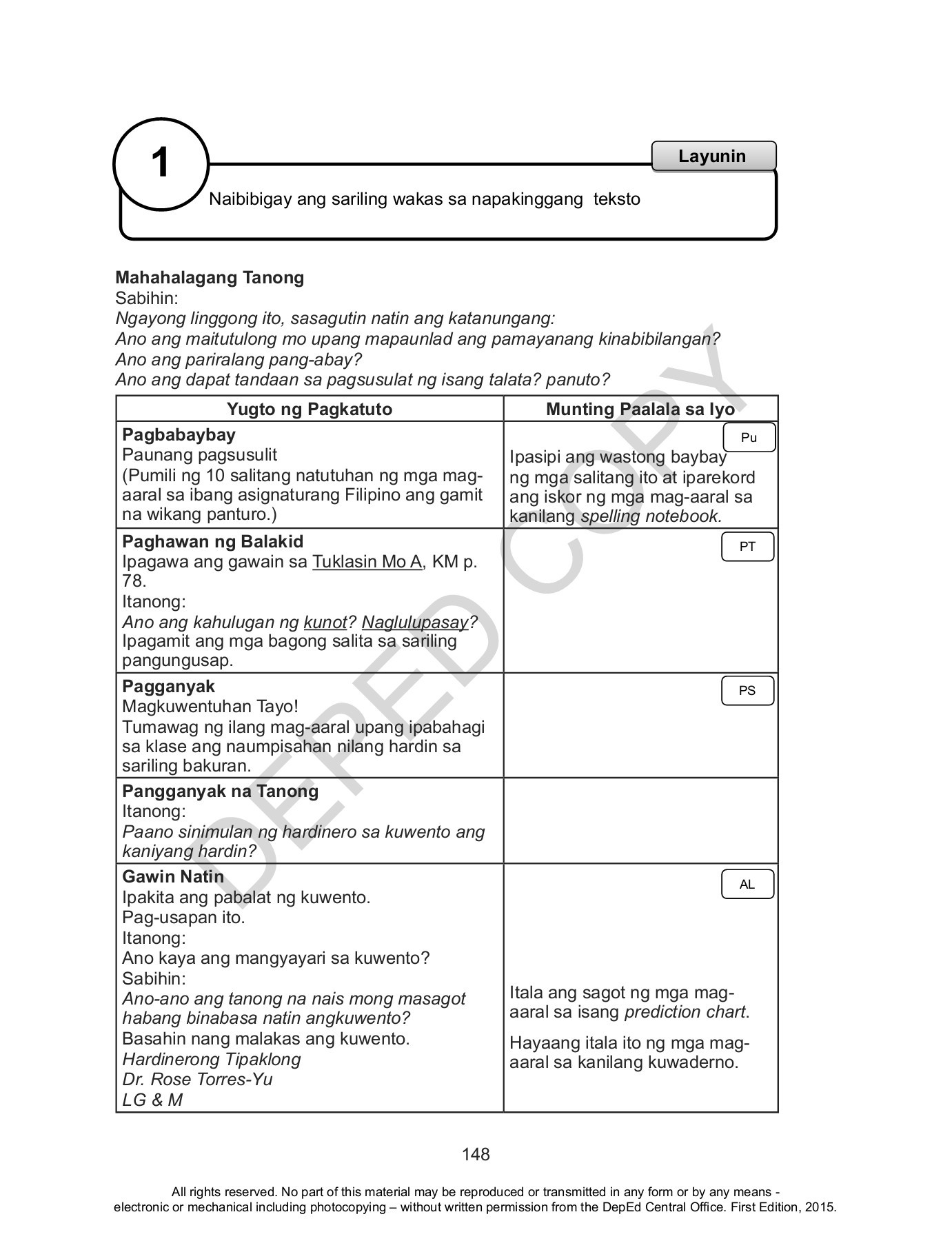 Filipino Grade 4 - Palawan BlogOn - Pahina 197 | Online na PDF | PubHTML5