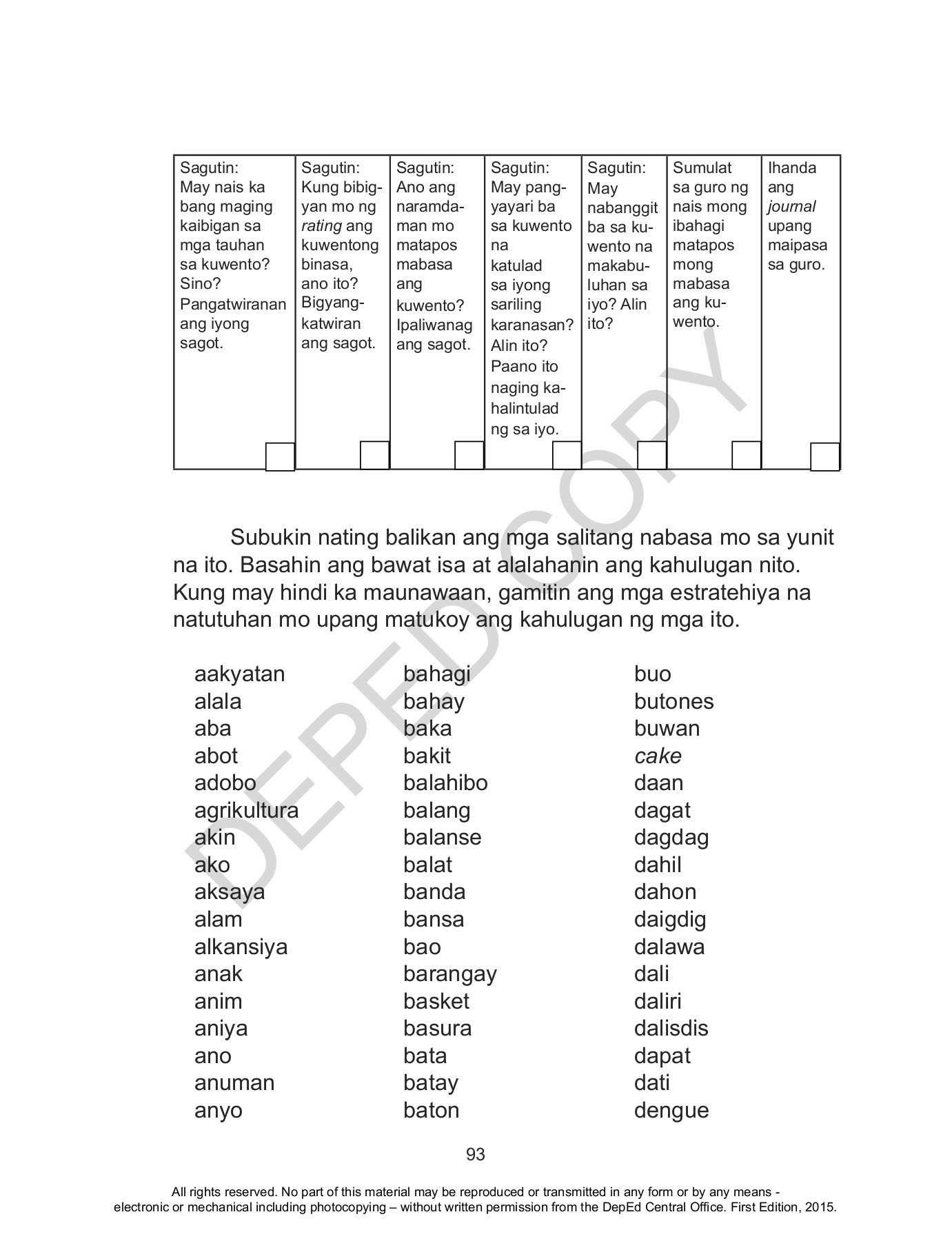 Filipino Grade 4 - Palawan BlogOn - Page 106 | Flip PDF Online | PubHTML5