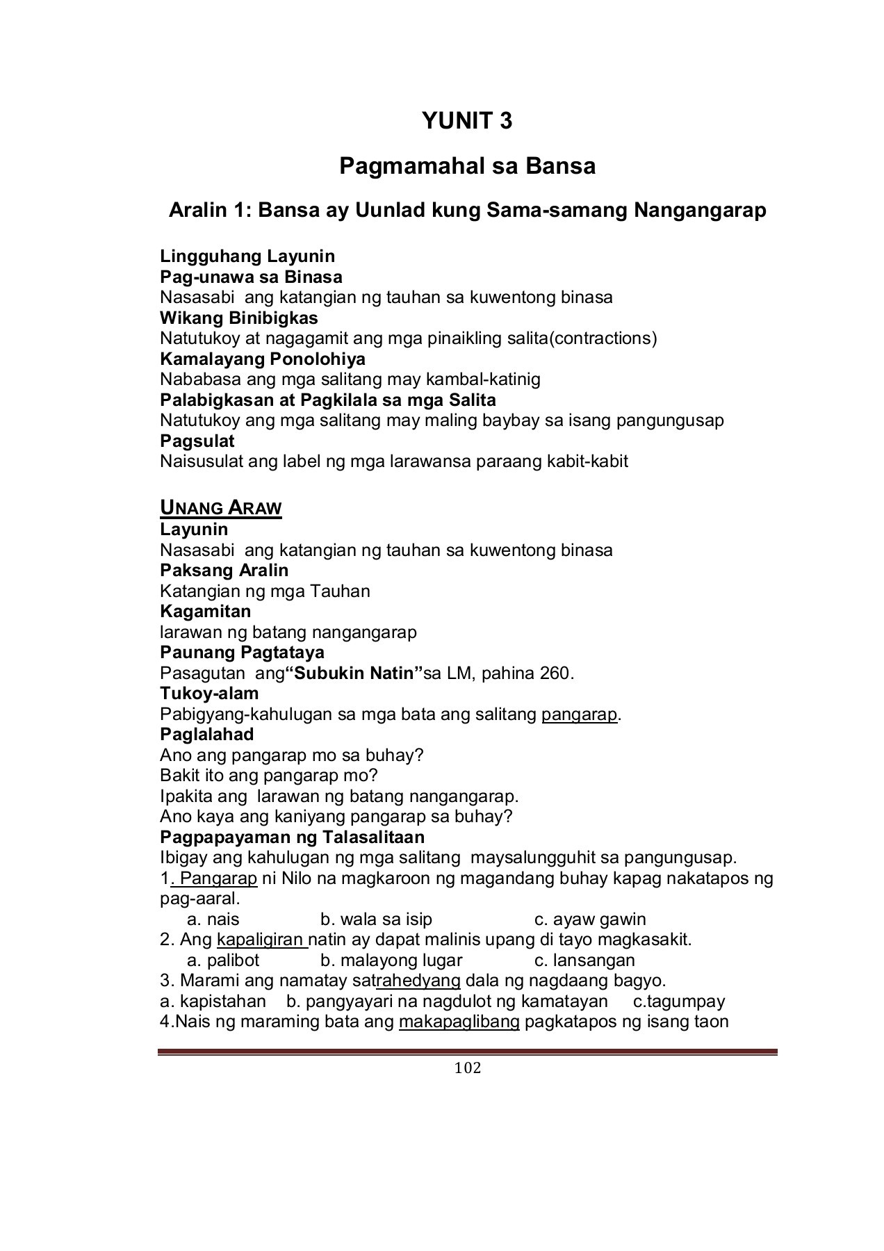 Filipino Grade 2 - Palawan BlogOn - Pahina 103 | Online na PDF | PubHTML5