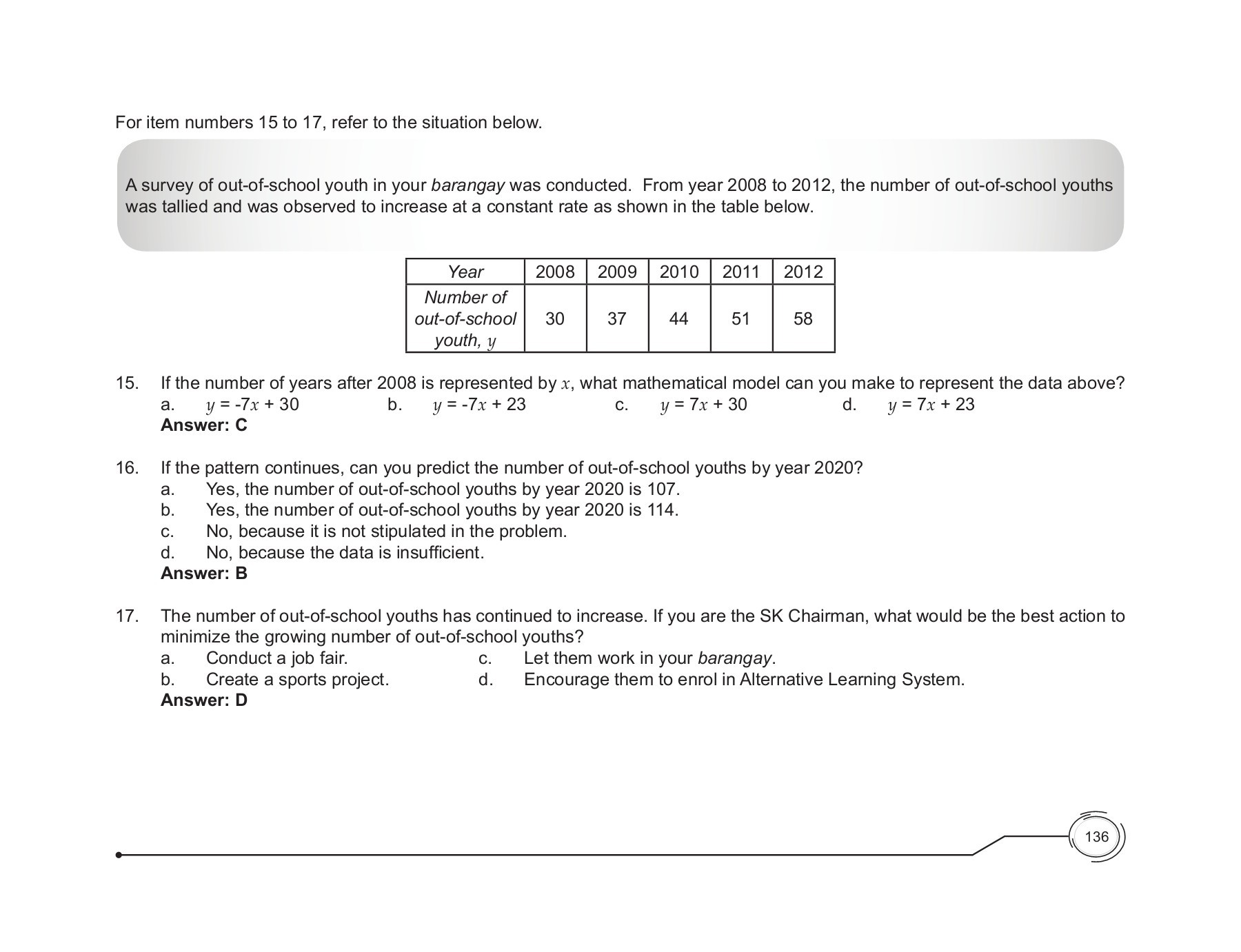 Mathematics Grade 8 Part 1 - Palawan BlogOn - Page 137 | Flip PDF ...