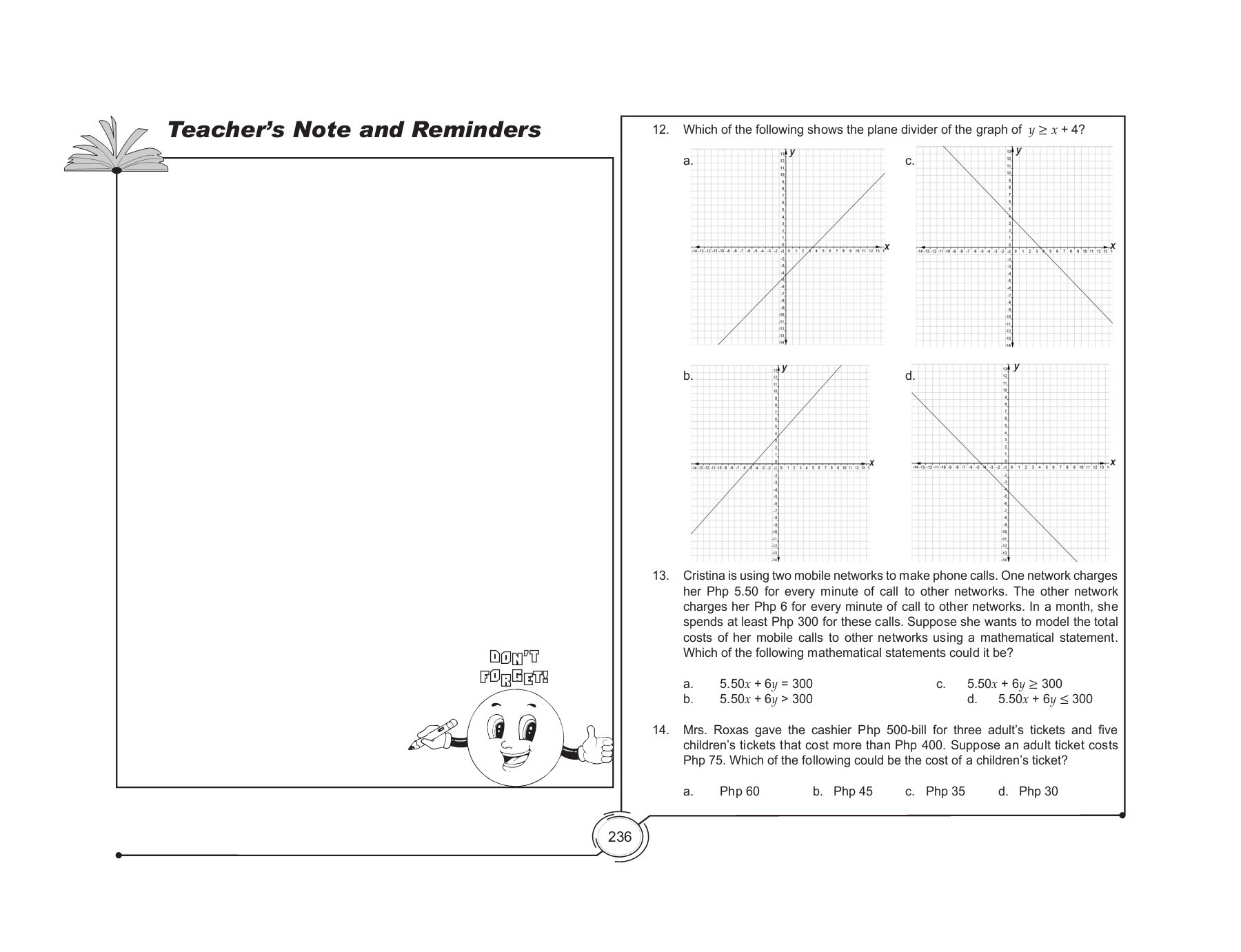 Mathematics Grade 8 Part 1 - Palawan BlogOn - Page 237 | Flip PDF ...